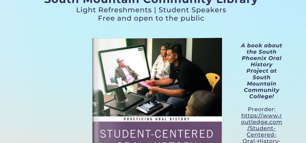 South Phoenix Oral History Project – A student-led initiative to ...